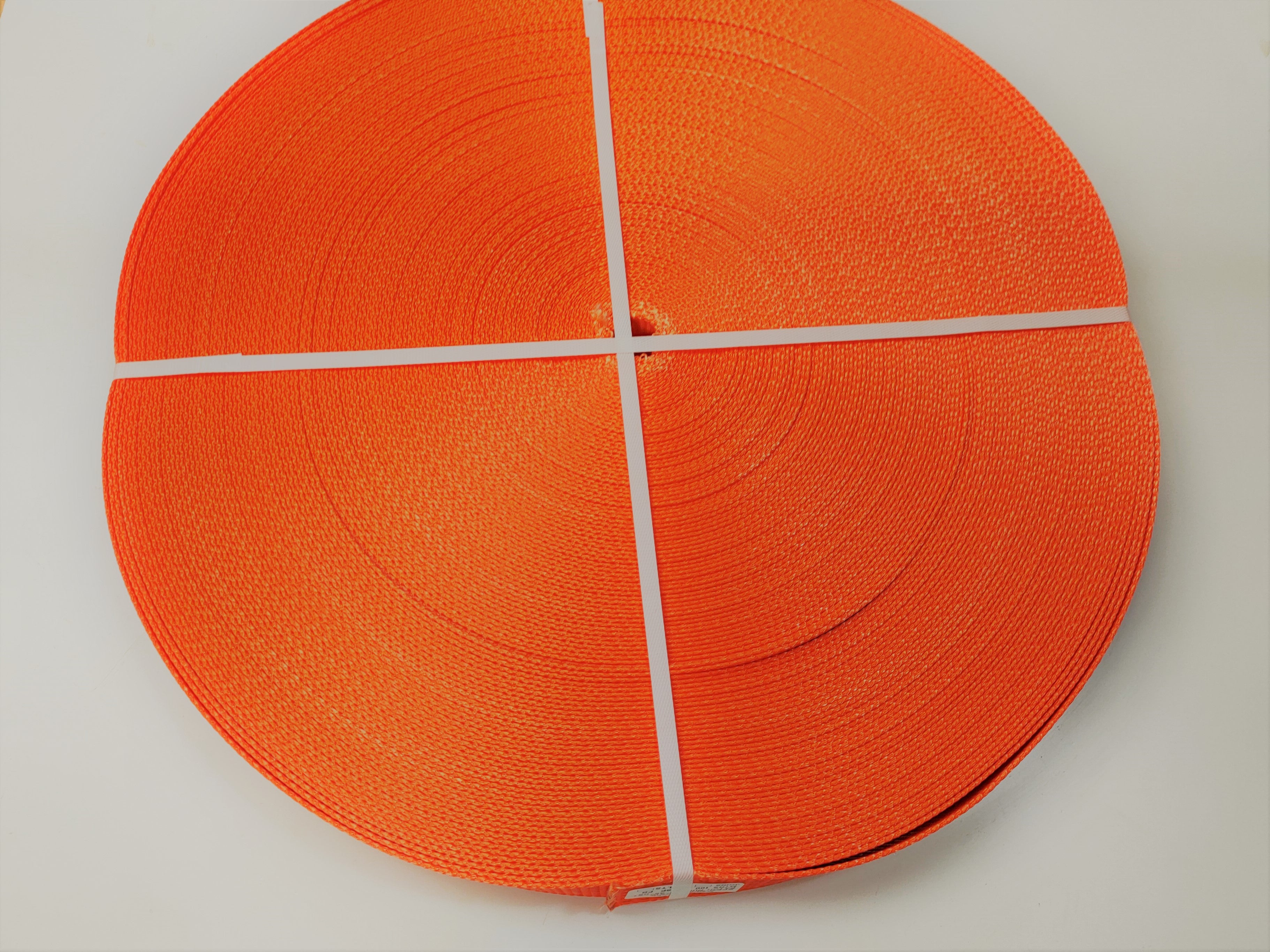 5t (5000kg) 50mm Polyester Lashing Webbing Roll Orange ...