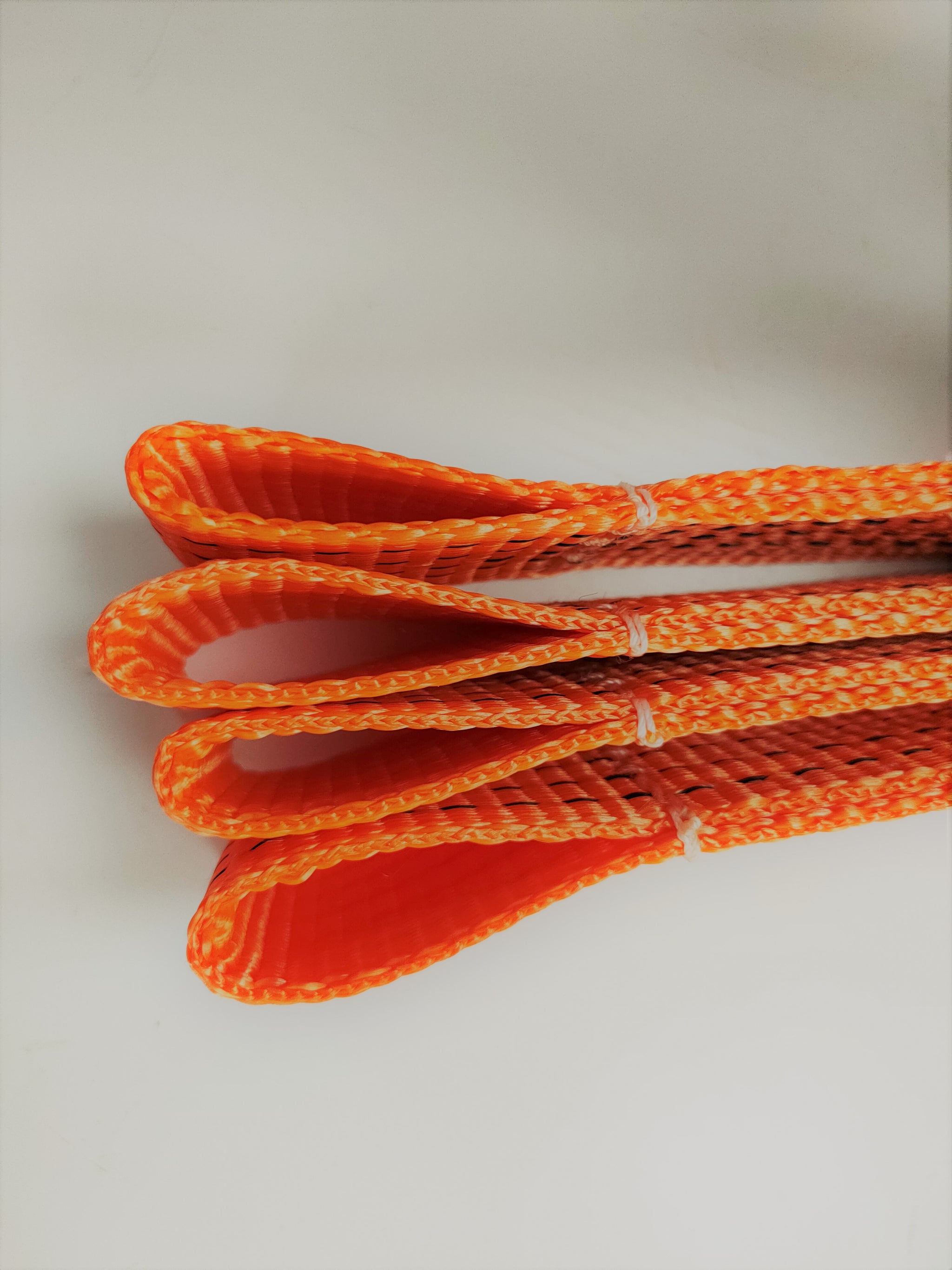 4 x Orange Flat Soft Link Straps – directratchetstraps.co.uk