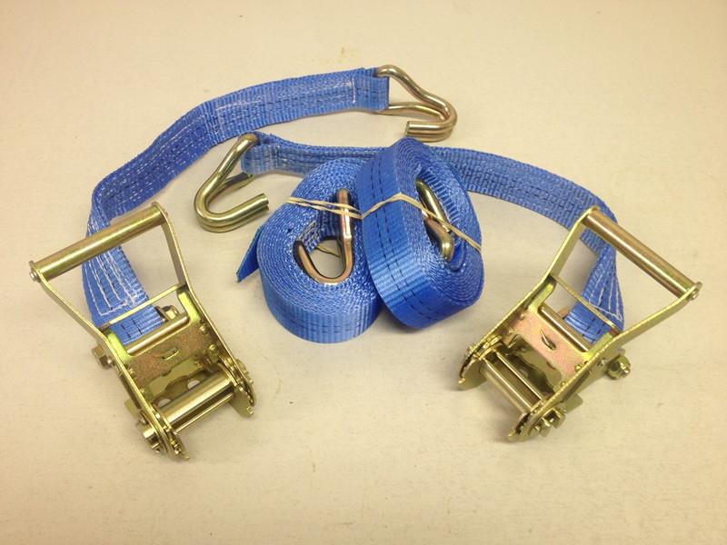 1t-5t (1000KG - 5000KG) 2x Blue Heavy Duty Ratchet Straps ...