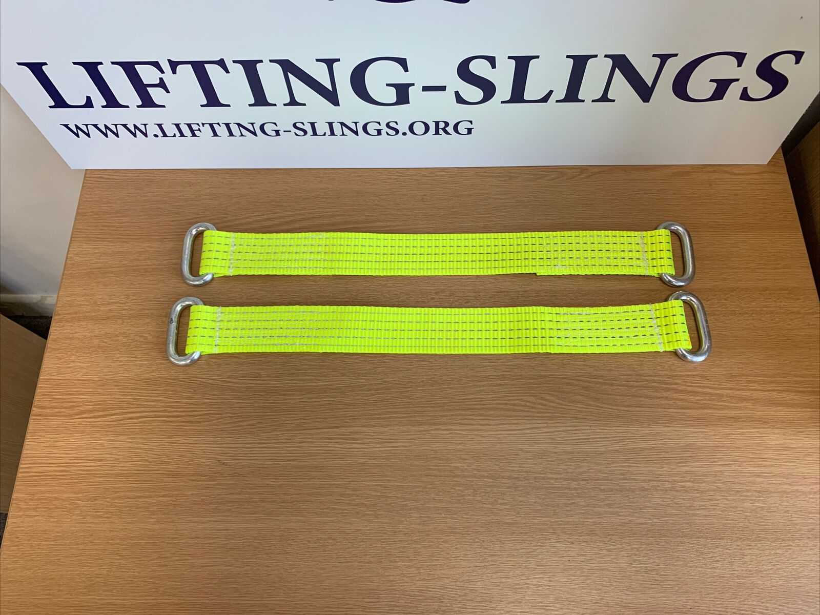 20" Hi Visibility Yellow Flat Link Wheel Bridging Straps ...