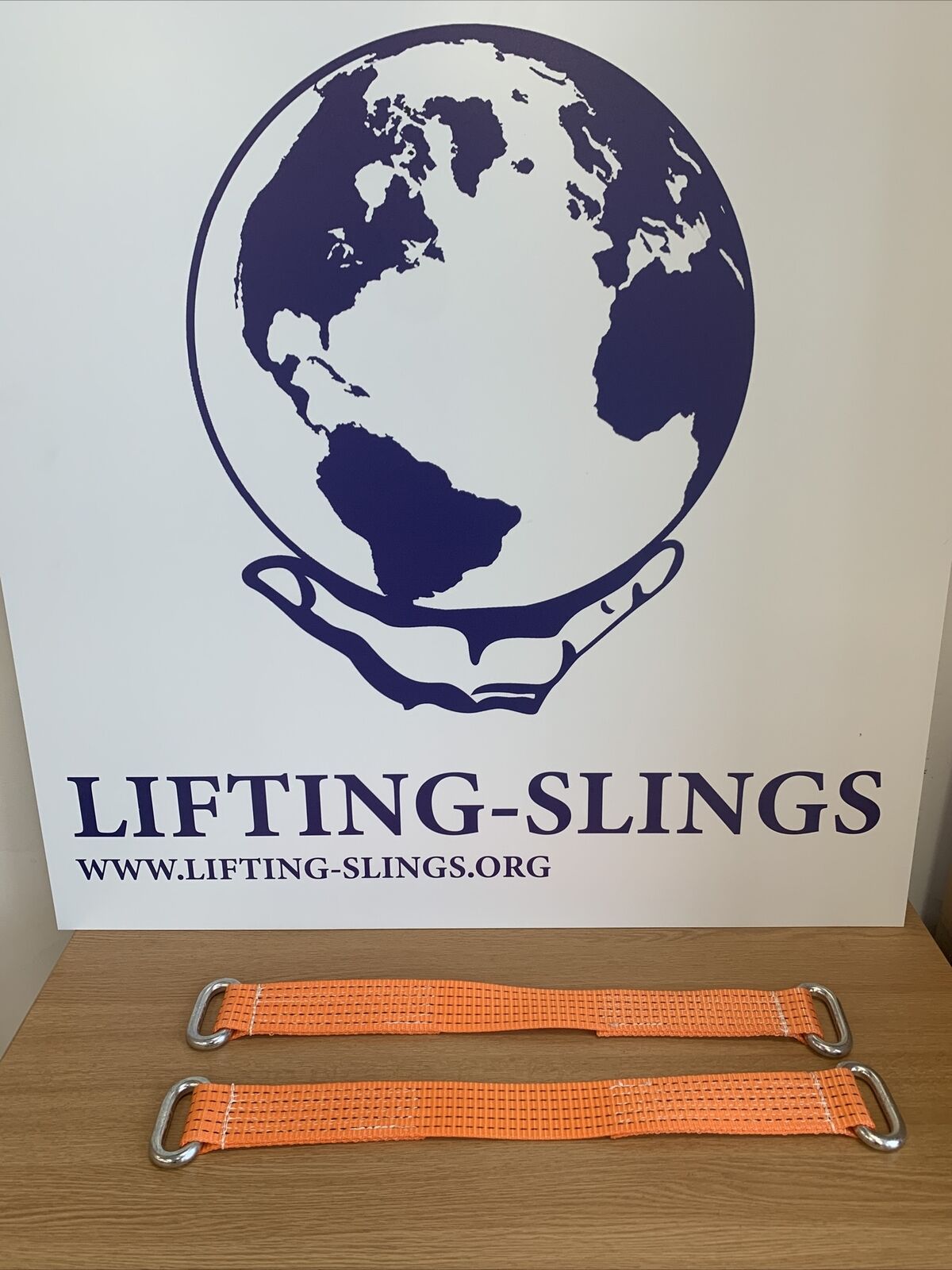 20" Orange Flat Link Wheel Bridging Straps – directratchetstraps.co.uk